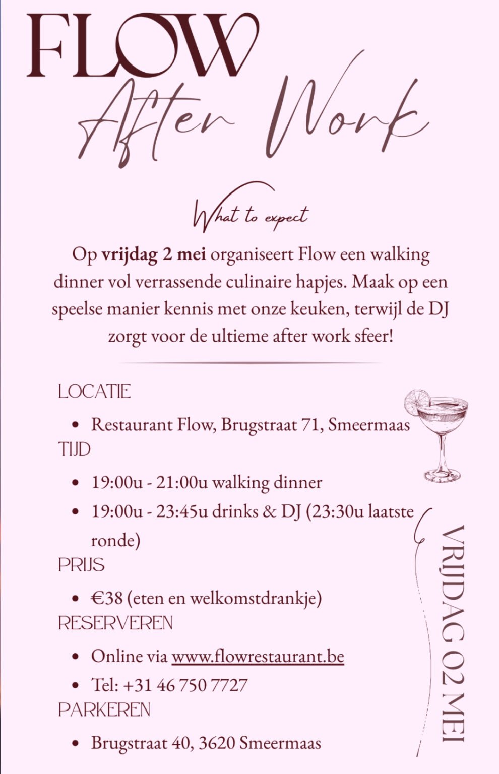 Flow Restaurant - Culinaire Sfeer aan de Maas